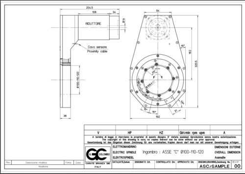 C-Axis - Colombo Spindles